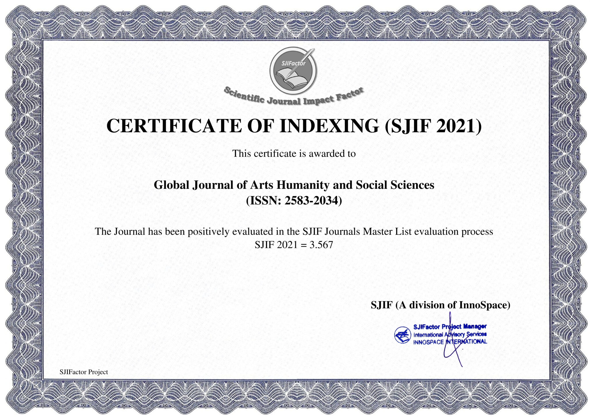 Global Scientific and Academic Research Journal of Multidisciplinary ...