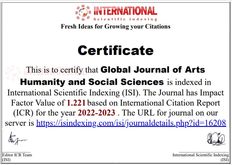Abstract GSAR Publishers Abstract GSAR Publishers